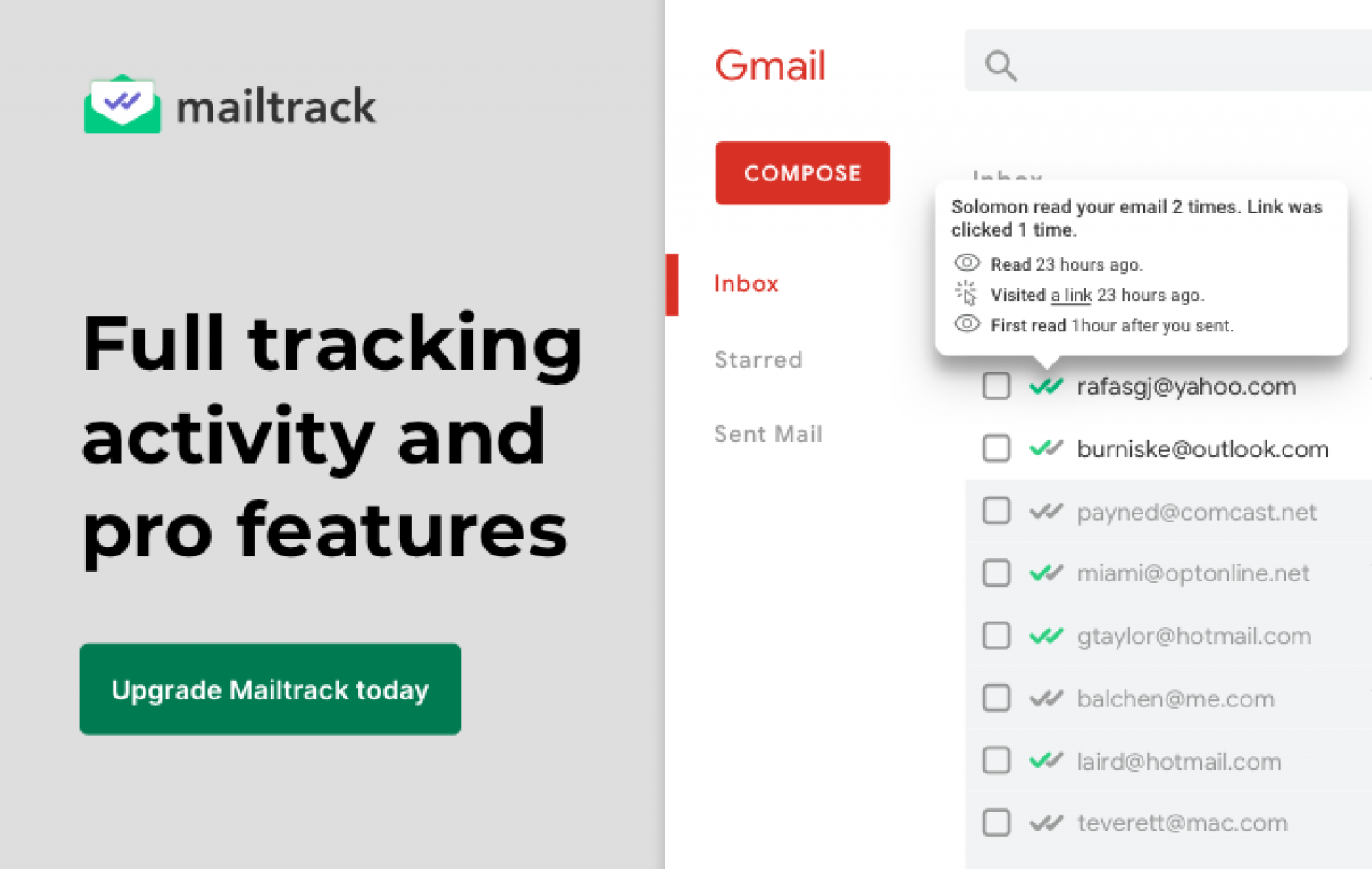 Mailtrack - Featstart